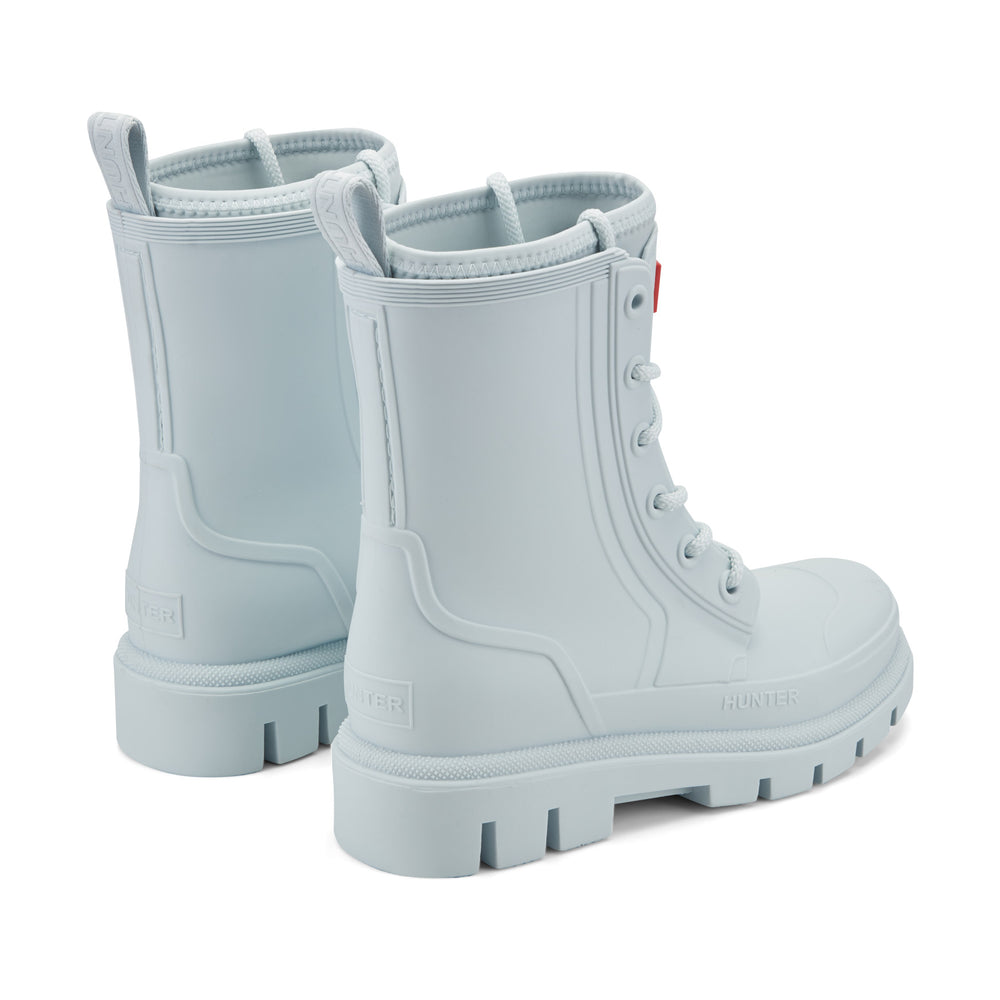 Women's Diana Waterproof Lace-Up Rain Boots - Light Blue | Hunter Boots