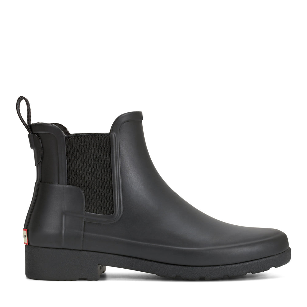 Women's Refined Slim Fit Chelsea Boots - Black | Hunter Boots