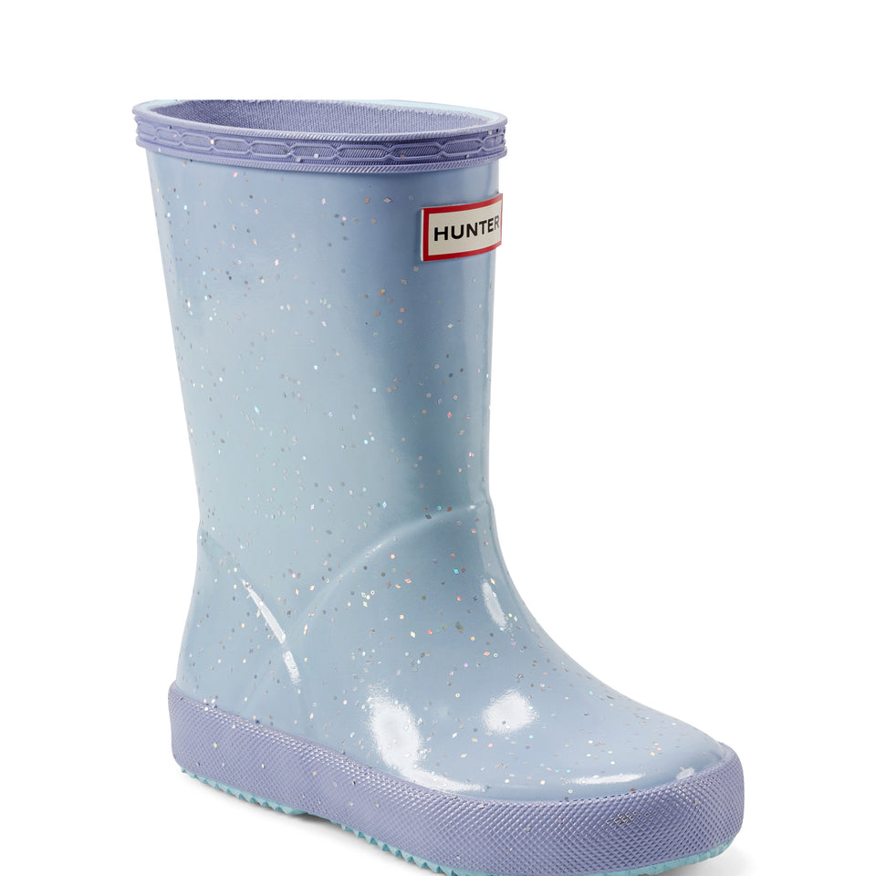 Little kids's Kids First Giant Glitter Rain Boots - Purple | Hunter Boots
