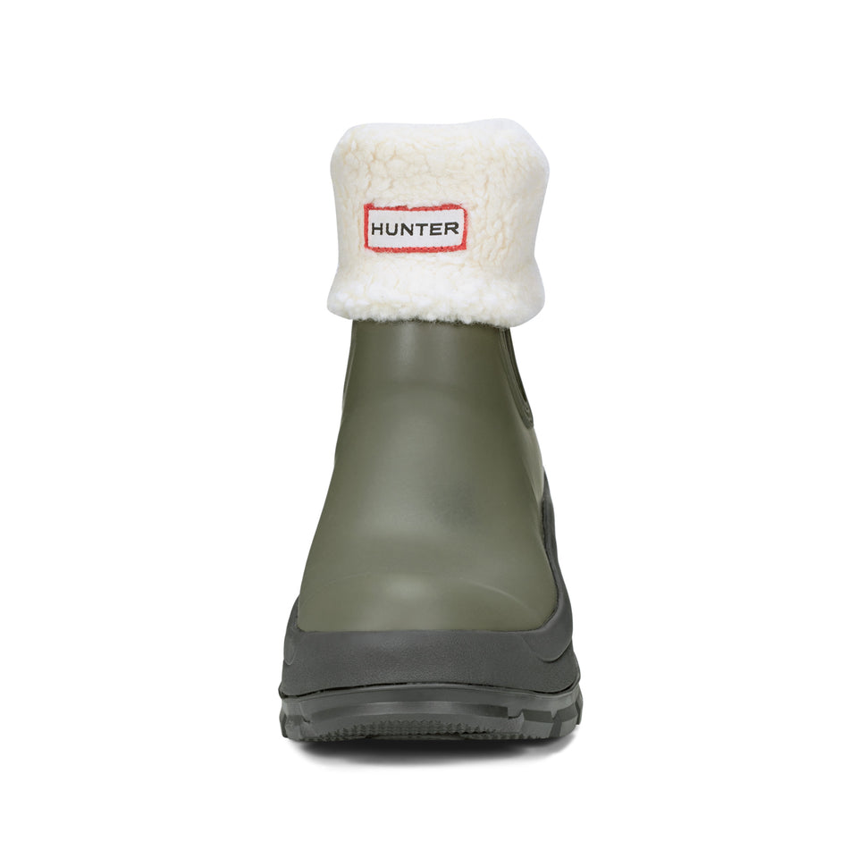 Women's Esme Lug Sole Waterproof Snow Booties - Green | Hunter Boots