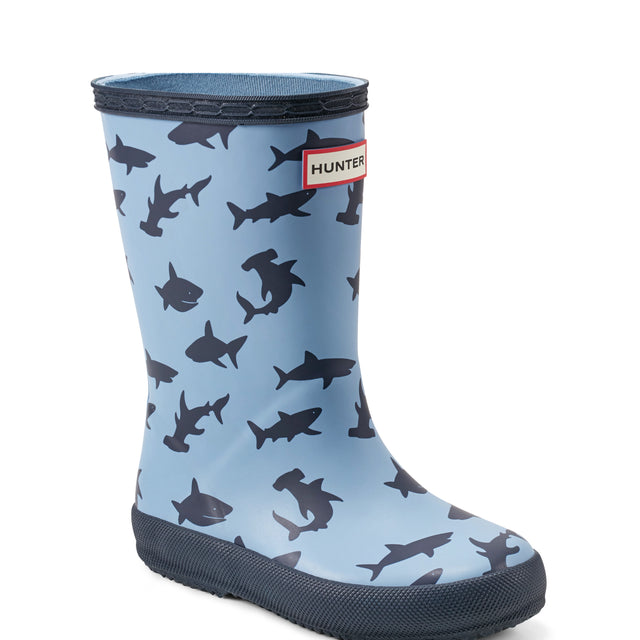 Little kids's Kids First Classic Rain Boots - Blue | Hunter Boots