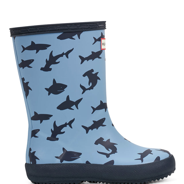 Little kids's Kids First Classic Rain Boots - Blue | Hunter Boots