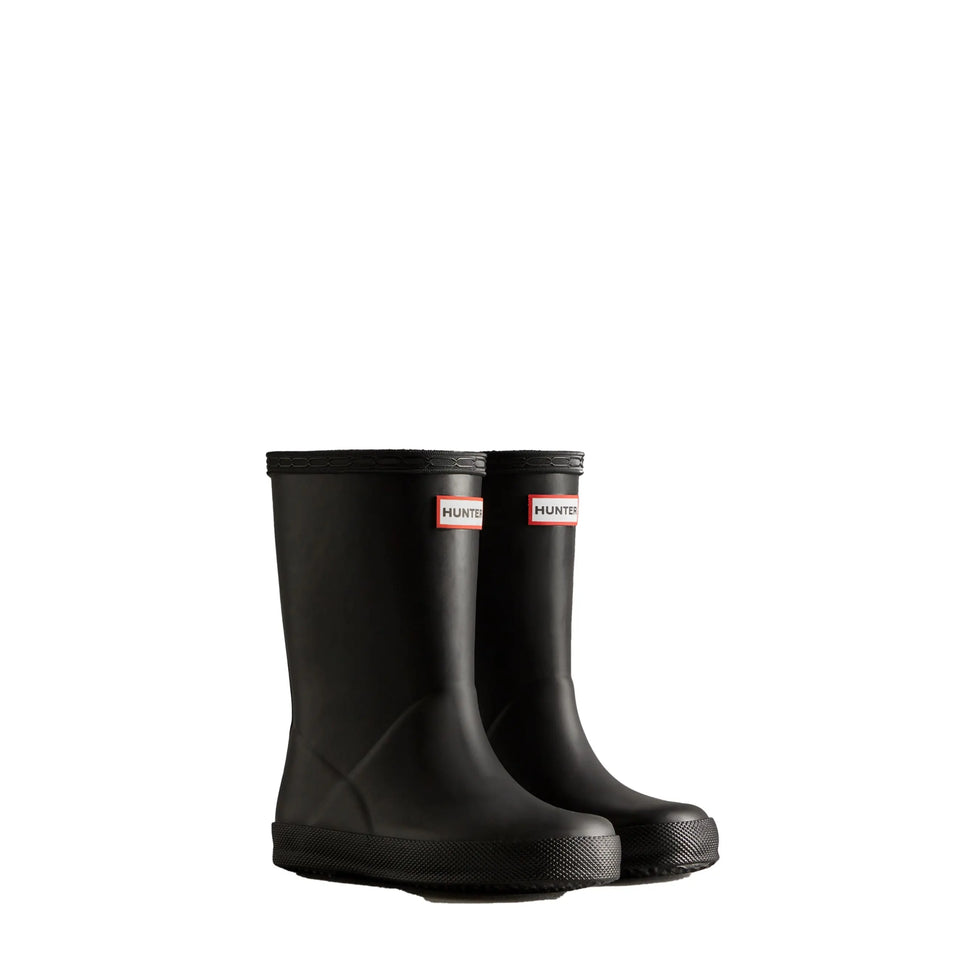 Little kids's Kids First Classic Rain Boots - Black | Hunter Boots