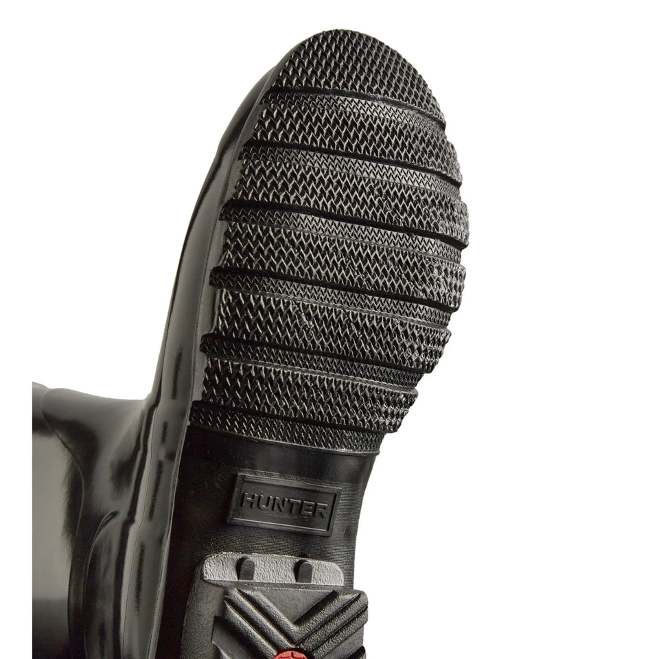 Women's Original Short Gloss Rain Boots - Black | Hunter Boots